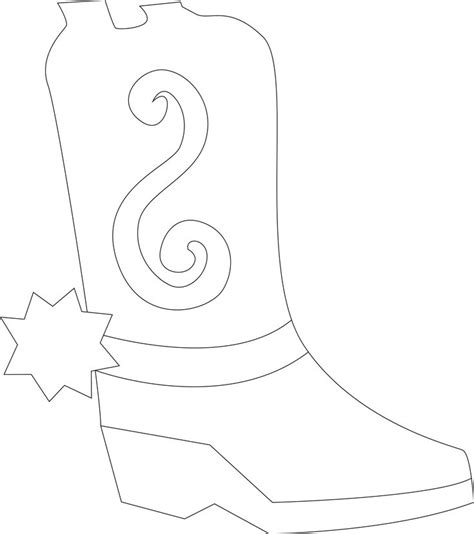 Plantilla De Bota De Vaquero Para Bebe Página 2 Psd De Botas