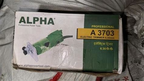 Alpha A Electric Trimmer Battery Run Time Min Length