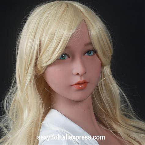 Buy New Silicone Sex Doll Head Asian Face Tan Skin 33