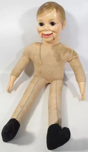 Vintage Horseman Willie Talk Ventriloquist Puppet Dummy Toy Doll String