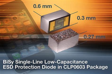 Single Line ESD Protection Diode Saves Board Space In Portable