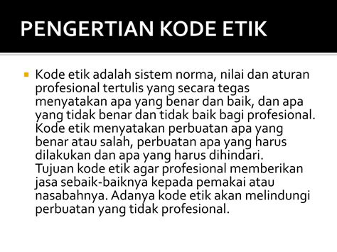 Kode Etik Profesi Akuntan Ppt
