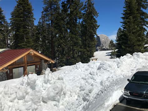 Plow Crews Reach Glacier Point Ryosemite