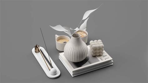 Decorative Set For Coffee Table 3d Model By Smart3dmodels