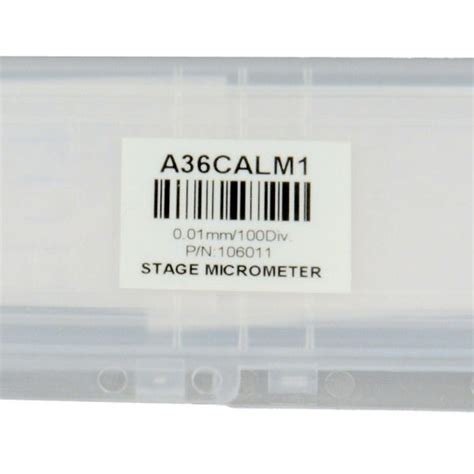 0 01mm Microscope Calibration Slide Amscope Uk