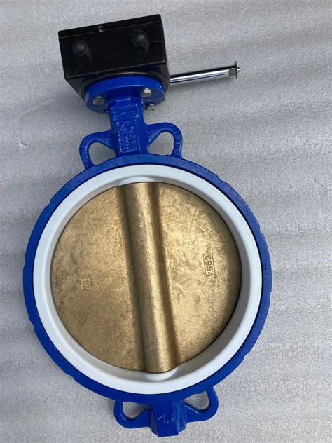 EPDM PTFE NBR Rubber Resilient Seat Pn10 Pn16 C95400 Disc Ductile Iron