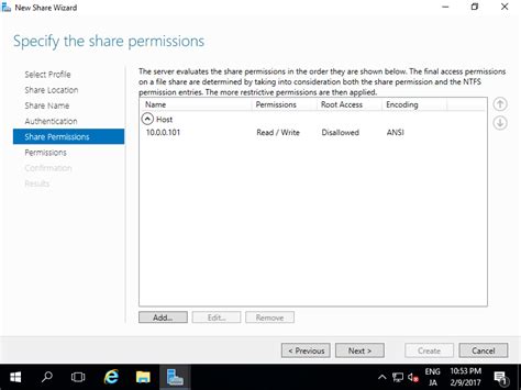 Windows Server Configure NFS Shared Folder Server World