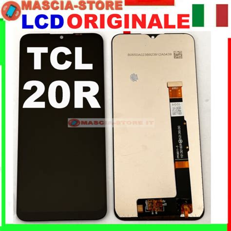 Display Tcl 20r 5g T767h 20 R Touch Screen Vetro Monitor Schermo Lcd