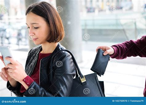 Girl Stealing Money