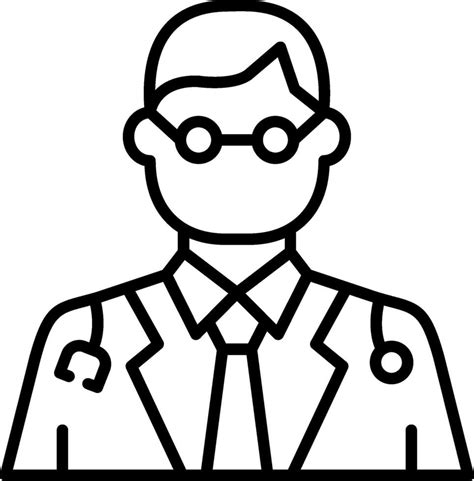 Doctor Line Icon 47208320 Vector Art At Vecteezy