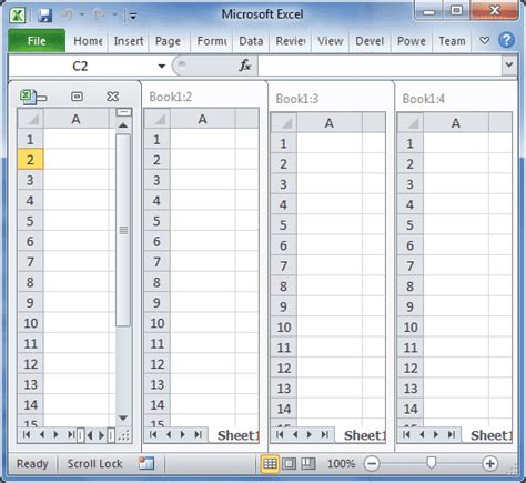 view multiple worksheets at the same time spreadsheets made easy