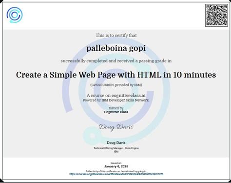 Im More Than Glad That Ive Completed The Create A Simple Web Page