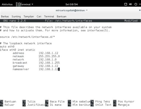 Instalasi Dan Konfigurasi DHCP Server Di Debian 8 Administrasi Sistem