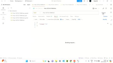 christal selvin on linkedin requests json postman python flask