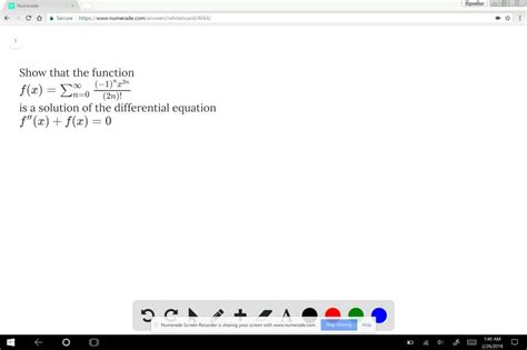 solved prove that the linear differential operator l d d x acting on