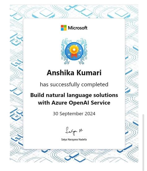 Anshika On Linkedin Ai Azure Openai Naturallanguageprocessing Microsoft