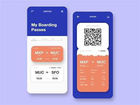 Boarding Pass By Giulia Giovinazzo On Dribbble