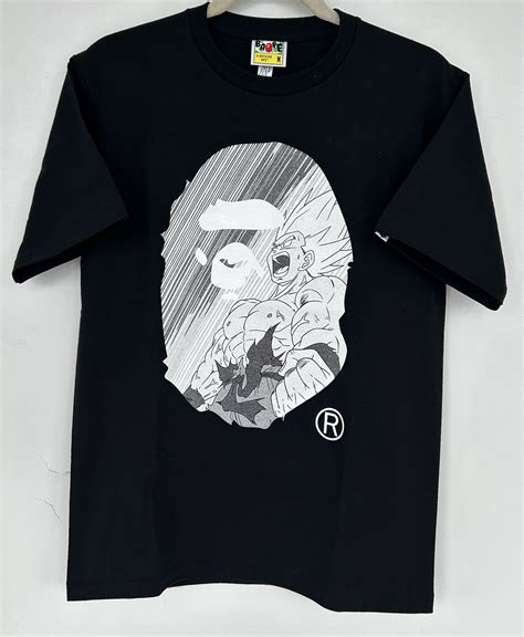 Bape Bape X Dragon Ball Z Goku Ssj Tee Grailed