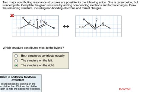 Solved Two Major Contributing Resonance Structures Are