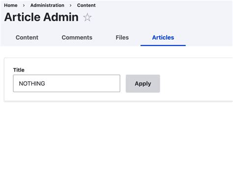 Create An Admin Page Using Views In Drupal Webwash