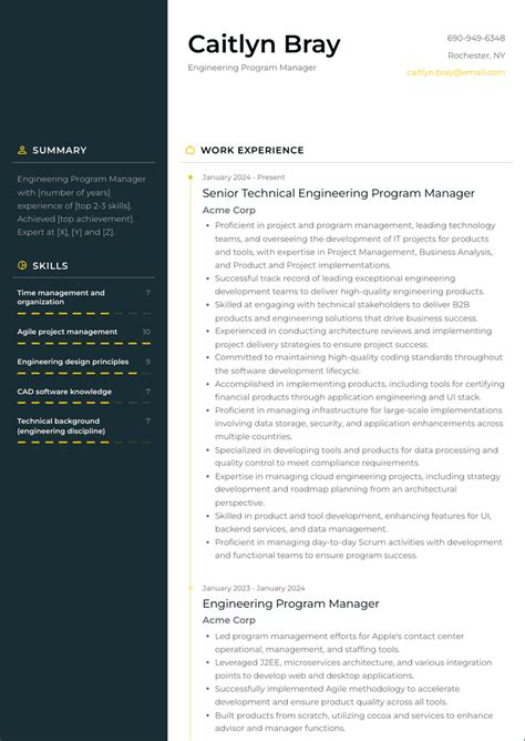 Engineering Program Manager At Kurt Scott Blog