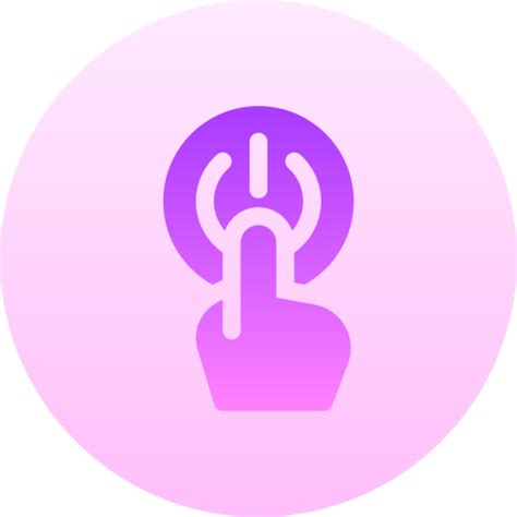 Power Button Basic Gradient Circular Icon