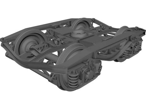 Axes Bogie And Suspension System 3d Model In Train 3dexport 47 Off