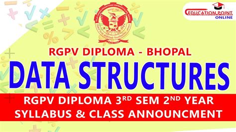 data structures rgpv diploma cse 3rd sem 2nd year syllabus and class