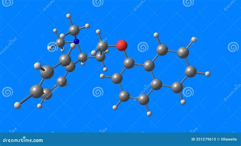 Dapoxetine Molecular Structure 3d Model Molecule Premature