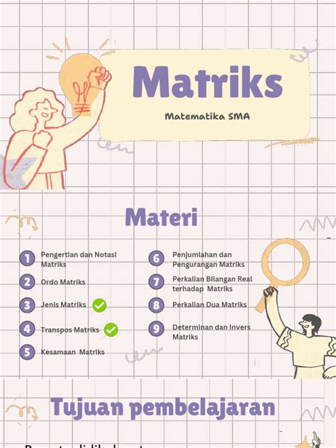 Jenis Matriks Dan Transpose Matriks Pdf