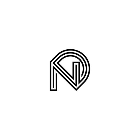 Bold Nd Dn Initials Logo For Corporate Identity 55516313 Vector Art At Vecteezy
