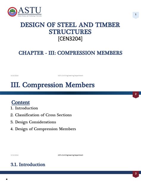 Compression Members Pdf Buckling Truss