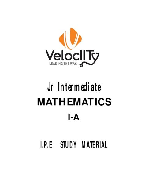 Math 1 A Pdf