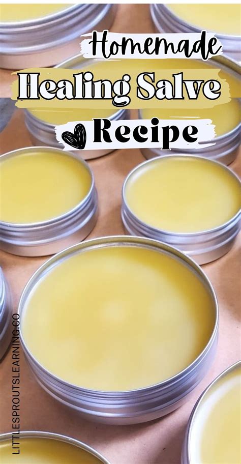 How To Make Homemade Healing Salve Recipe In 2024 Healing Salve