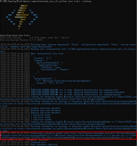 Azure Functionをazure Cliおよびazure Function Core Toolsでnodejsおよびpython