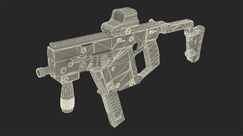 Kriss Vector Rifle Game Weapon 3d Model 49 3ds Blend C4d Fbx Max Ma Lxo Obj Free3d