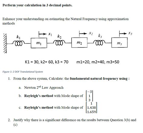 solved perform your calculation in 3 decimal points enhance