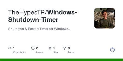 Github Thehypestrwindows Shutdown Timer Shutdown And Restart Timer