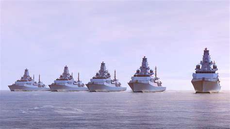 Construction Begins On Royal Navys Fifth Type 26 Frigate Hms