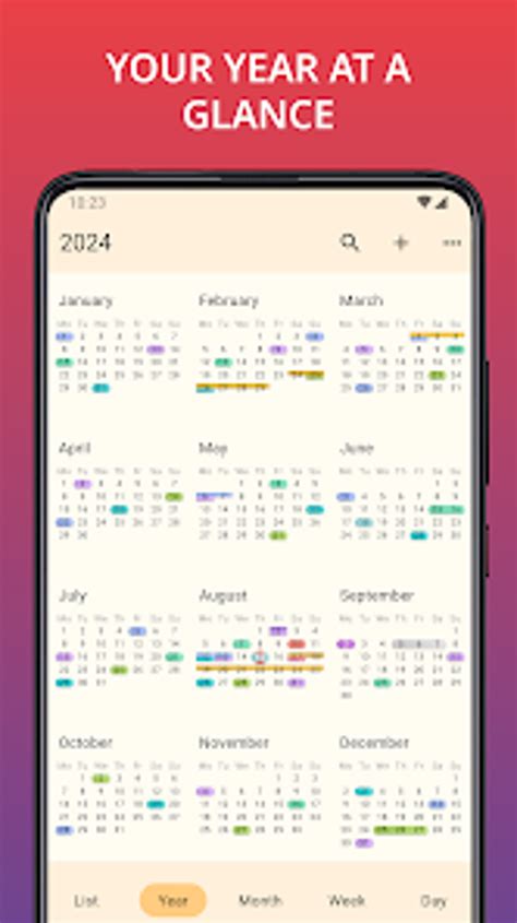 Year View Calendar Para Android Descargar