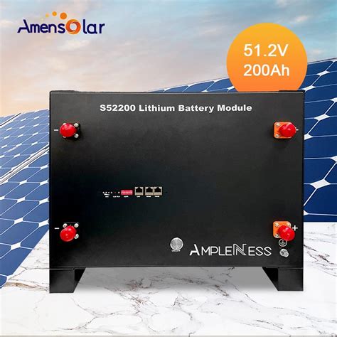 Ampleness LiFePO4 S52200 10kwh 48V 51 2V Low Voltage 200ah Residential