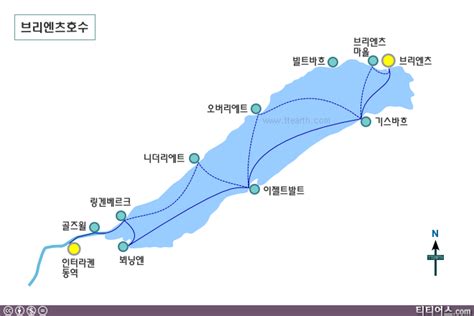 브리엔츠 호수 유람선 떠나기도 전에 벌써 그리움이 묻어나는 인터라켄 호수