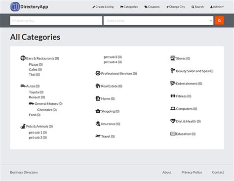 Directoryapp Php Business Directory Script Inkthemes