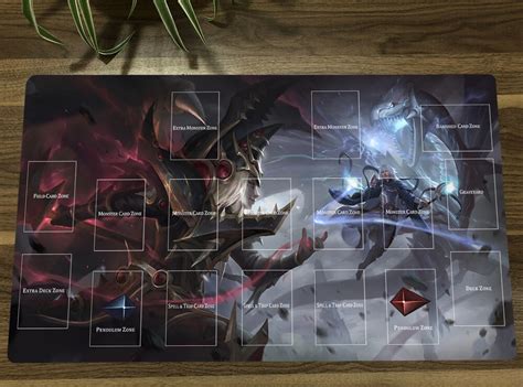 YuGiOh 레드 아이즈 vs 블루 아이즈 대안 드래곤 TCG 매트 트레이딩 카드 게임 매트 CCG 플레이 매트 마우스 패드