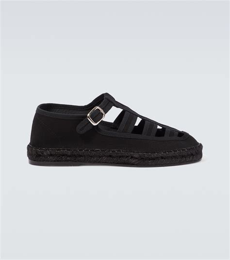 블랙 Peggy 캔버스 에스파드리유 Bode Mytheresa