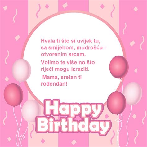 Rođendanske čestitke Za Mamu Houhr