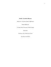 Ct Fin Portfolio Milestone Docx Module Portfolio