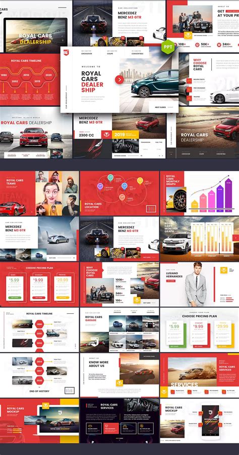 Royal Cars Powerpoint Presentation Template Artofit