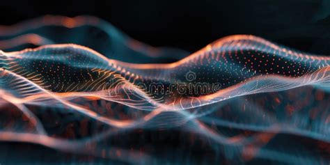 Digital Wave Pattern Ai And Data Analysis Concept Stock Image Image