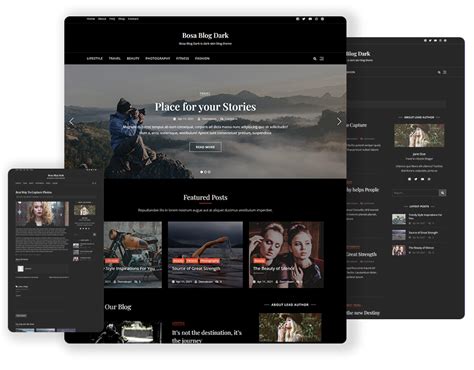 Bosa Blog Dark Bosa Themes